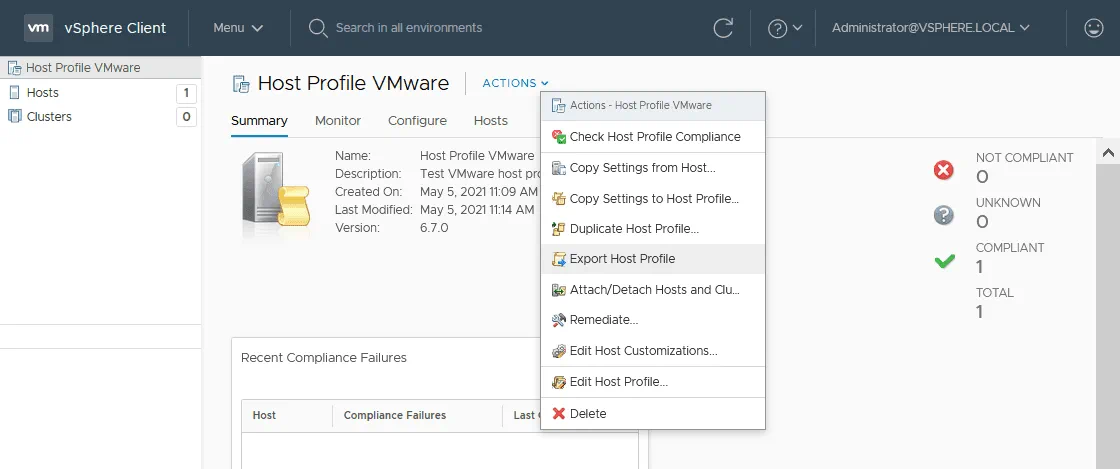 How to Create and Set Up VMware vSphere Host Profiles – techsyncer
