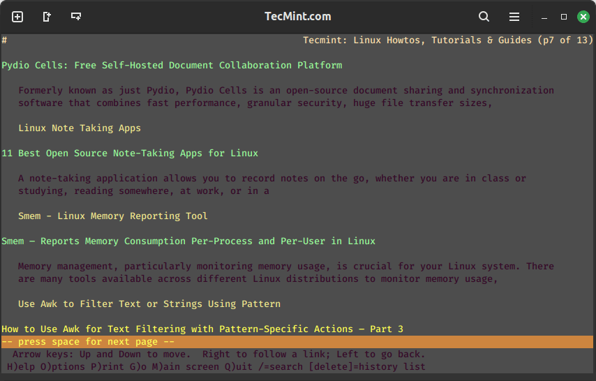Linux 的前 5 个命令行浏览器 – techsyncer