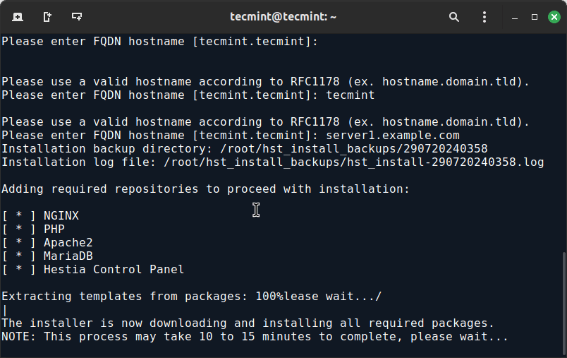 Cómo configurar el panel de control Hestia en Ubuntu y Debian – techsyncer