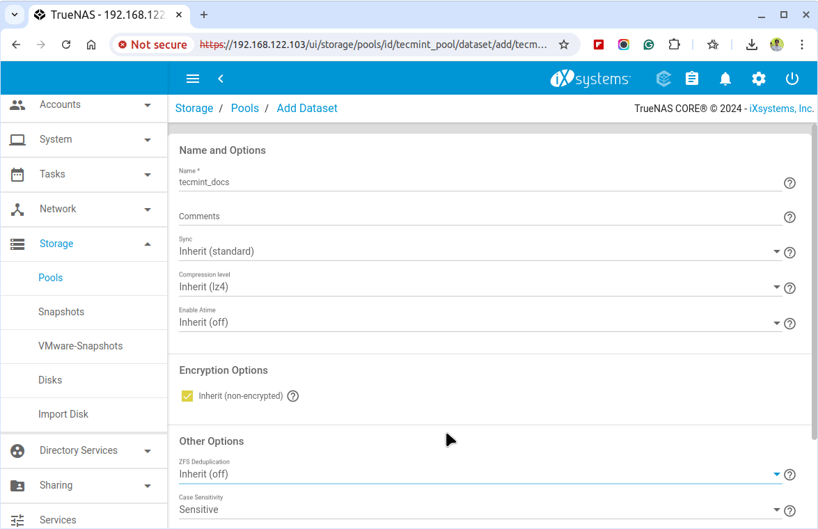 How to Configure ZFS Storage and NFS Shares in TrueNAS – Part 2 – techsyncer